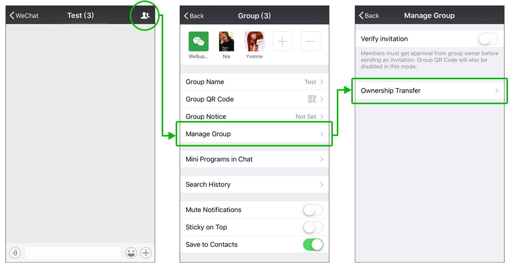What group management permissions does a group owner have? – WeChat ...
